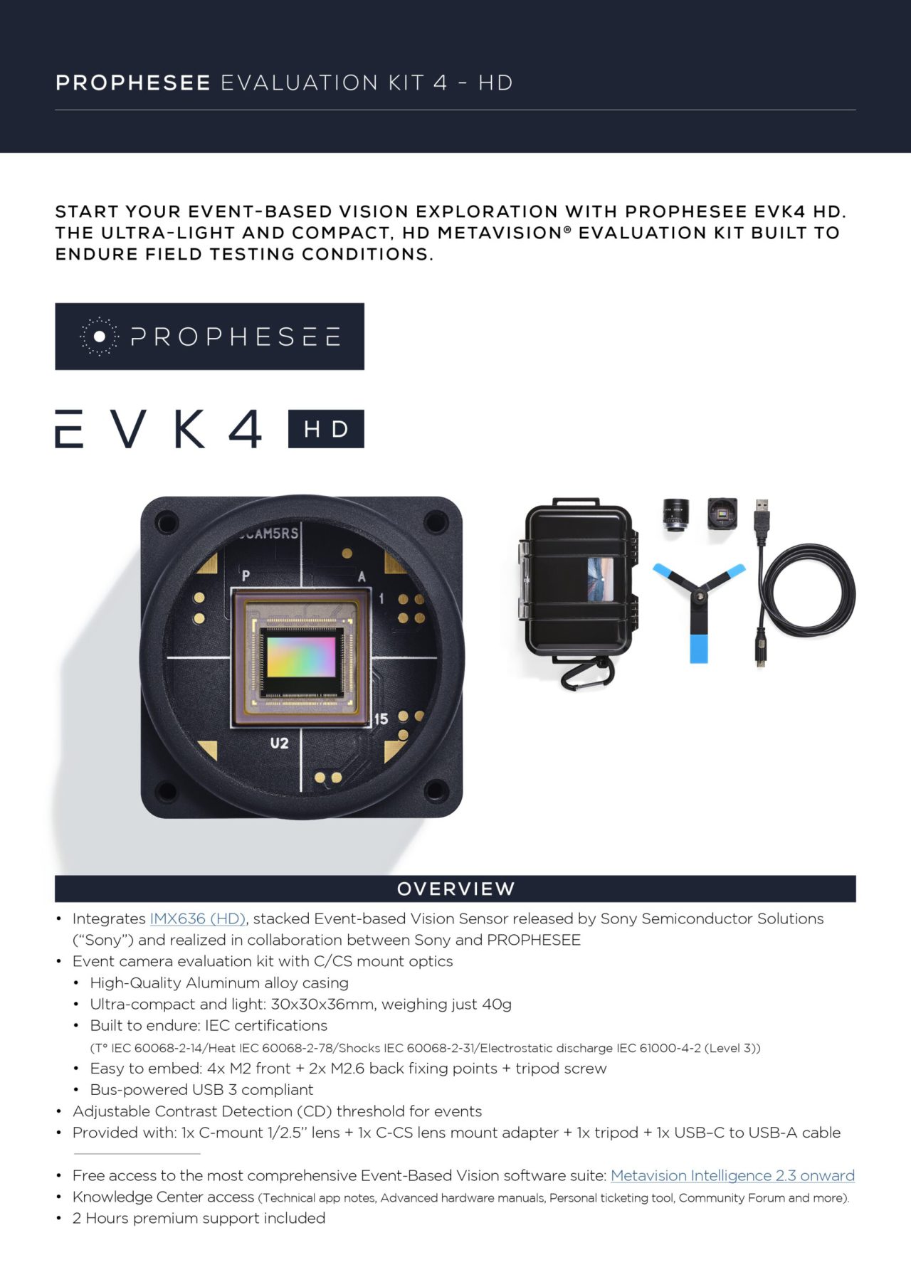 EVK4 Info - PROPHESEE
